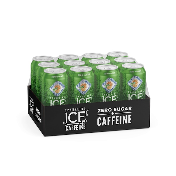 Sparkling Ice Sparkling Ice +Caffeine Triple Citrus Sparkling Water 16 oz., PK12 FG00214 | Zoro